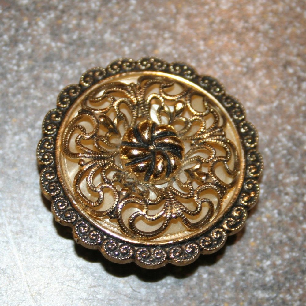 Vintage Scarf Clip From West Germany - Gem